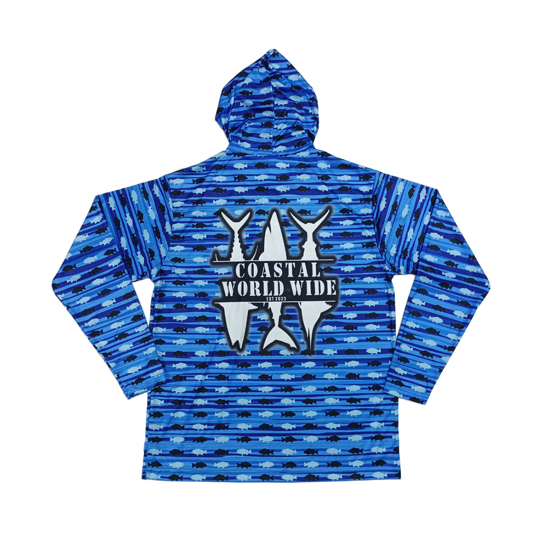 *3 LEFT!* Grouper/ Snapper Performance Hooded Fishing Shirt – Coastal ...